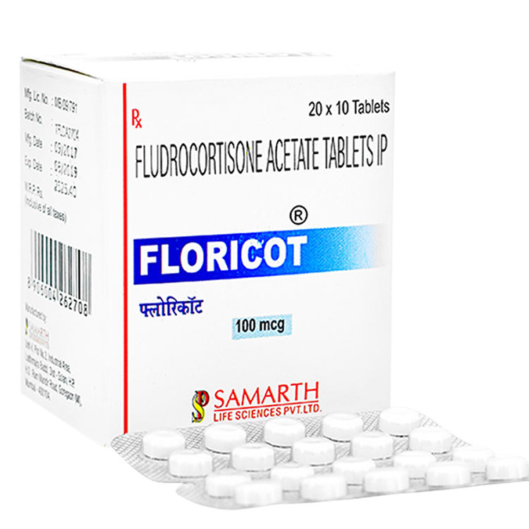 フロリコット(Floricot) 100mcg 慢性副腎不全（アジソン病）治療薬 フロリネフ(Florinef)ジェネリックの個人輸入はベスト ...